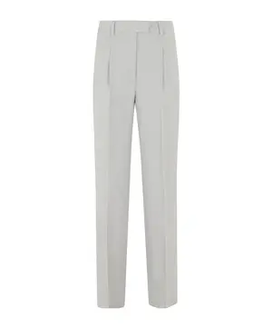 Seventy Tailored Pants With Belt Loops And Pleated Details