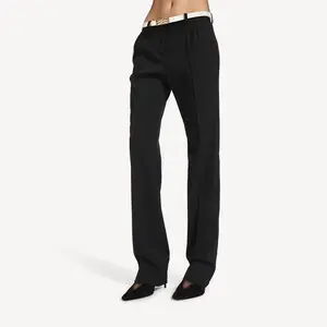 Balenciaga Bell-bottom Tailored Trousers - Black