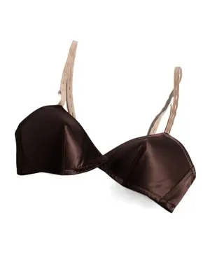 Miu Miu Satin Bra - Cocoa Brown