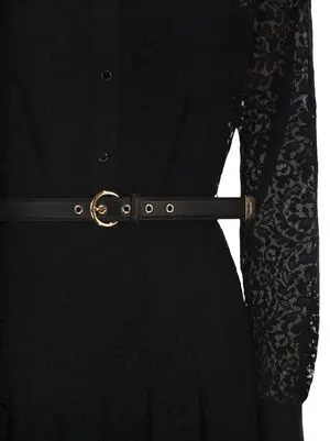 Max Mara Mstricordo Lace Shirt Dress With Jeweled Buttons