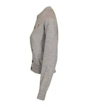 AMI Paris De Coeur Logo Cardigan