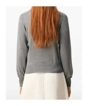 AMI Paris De Coeur Logo Cardigan