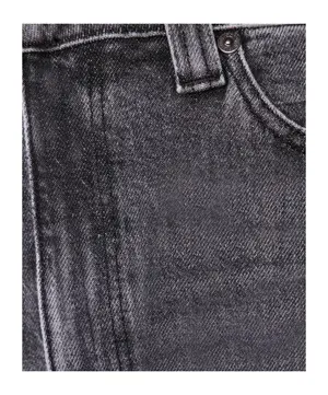Khaite Dane High-waisted Wide-leg Jeans - Grey