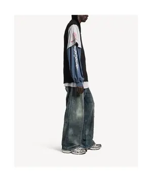 Balenciaga Hybrid Layered Sweater - Multicolor