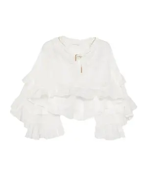 Zimmermann Daylight Ruffled Blouse - Ivory