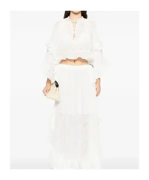 Zimmermann Daylight Ruffled Blouse - Ivory