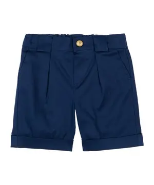 Balmain Pleated Buttoned Shorts