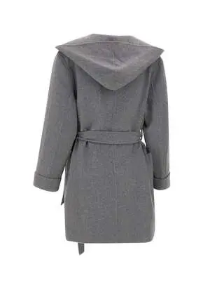 KAOS Hooded Belted Coat