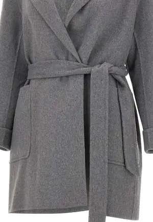 KAOS Hooded Belted Coat