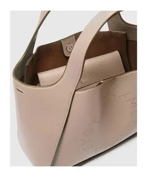 Stella McCartney Logo Detailed Top Handle Bag - Moss
