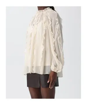 Zimmermann Frill Billow Long-sleeved Top