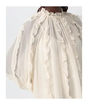 Zimmermann Frill Billow Long-sleeved Top