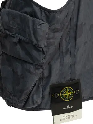 Stone Island Camouflage Vest - Blue