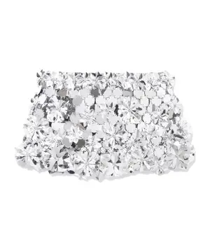 Rabanne Floral Disc Mini Skirt