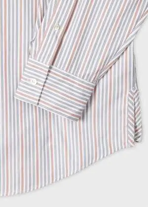 Paul Smith Long Sleeve Oversized Striped Shirt