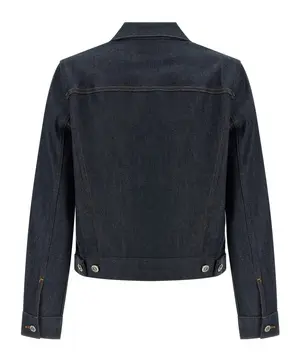 A.p.c. Dion Buttoned Denim Jacket - Blue