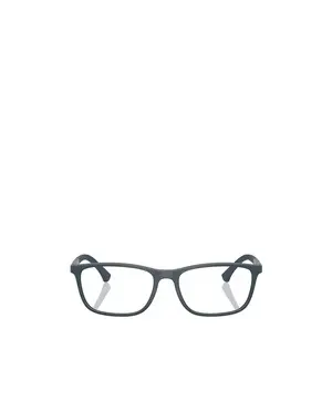 Emporio Armani Rectangular Frame Eyeglasses - Gray
