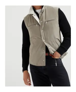 Brunello Cucinelli Leather Vest