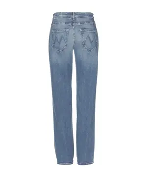 MOTHER The Mid Rise Maven Sneaker Stretched Jeans - Blue
