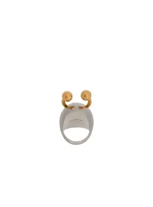 Balmain Spherical Ring With Piercing Detail