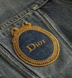 Dior Denim Jacket With Médaillon Patch