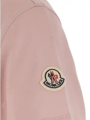 Moncler Logo Patch Crewneck T-shirt