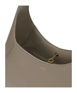 Khaite Joan Hobo Large Shoulder Bag - Beige