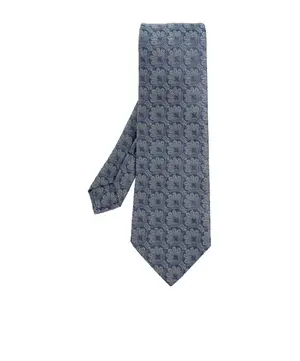 Etro Paisley Printed Neck Tie - Gray