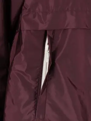 Moncler Coquelicot Zip-up Hooded Jacket - Wine Red
