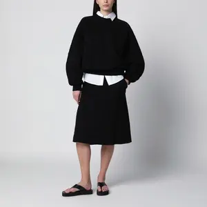 Dries Van Noten Viscose-blend Sweatshirt With Floral Motif