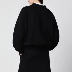 Dries Van Noten Viscose-blend Sweatshirt With Floral Motif