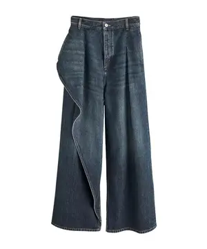 DIOR Draped Flared Jeans
