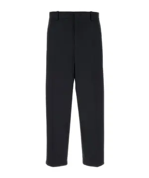JIL SANDER Tailored Straight Leg Pants With Pleats - Black