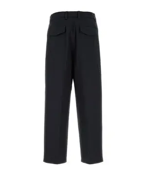 JIL SANDER Tailored Straight Leg Pants With Pleats - Black