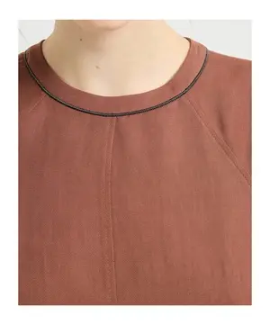 Brunello Cucinelli Trim-detail Midi Dress