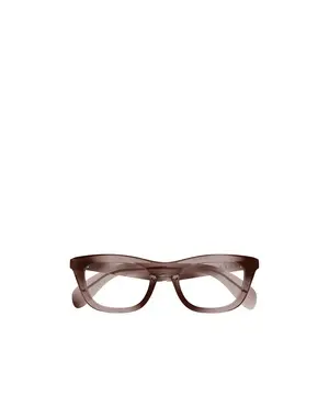 Gucci Gucci Cat Eye Frame Eyeglasses Brown