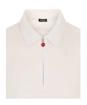 Kiton Zip Cotton Polo Shirt - No