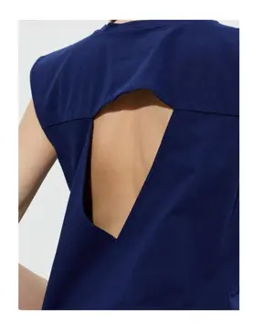 JIL SANDER Open Back Sleeveless Top