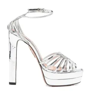AQUAZZURA Sweetheart Platform Strappy Sandals