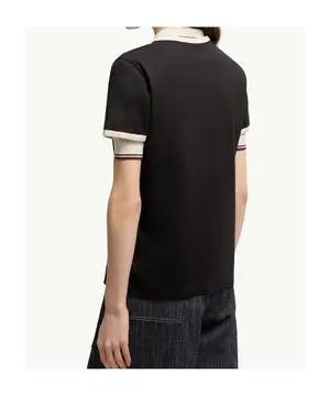 Moncler Logo Printed Crewneck T-shirt - Black