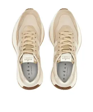 Hogan Patchwork Logo Lace-up Sneakers