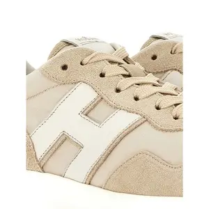 Hogan Patchwork Logo Lace-up Sneakers