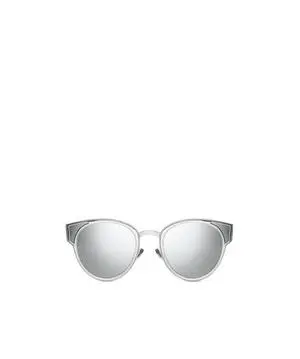 Dior Silver Logo Sunglasses - White