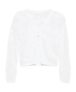SHUSHU/TONG Long Sleeve Knitwear With Bow Detail - No
