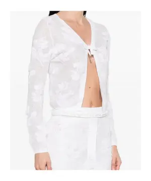 SHUSHU/TONG Long Sleeve Knitwear With Bow Detail - No