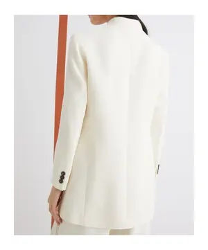 Marella Long Single-breasted Wool Blazer