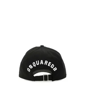 Dsquared2 Icon Embroidered Baseball Cap - Black