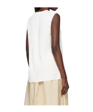 TOTEME Crewneck Sleeveless Top - Off-white