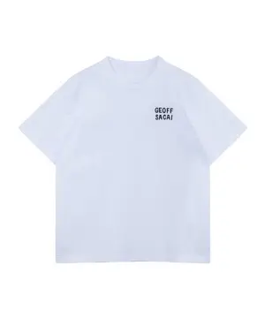 Sacai Logo Detailed Crewneck T-shirt - White