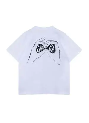 Sacai Logo Detailed Crewneck T-shirt - White